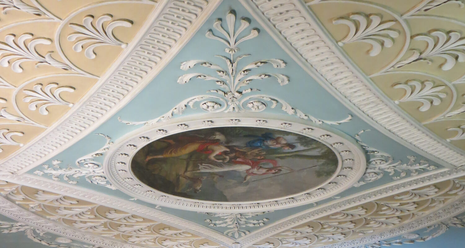 Robert Adam Ceiling - Cliveden Conservation